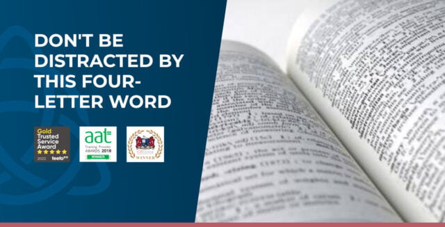 This four-letter word should scare a serious student | Training Link