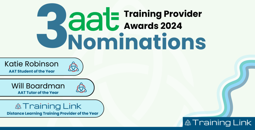 Training Link get 3 nominations at AAT Training Provider Awards